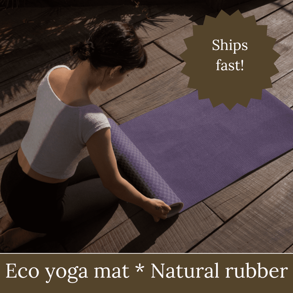 Purple yoga mat eco – Gaia Asana