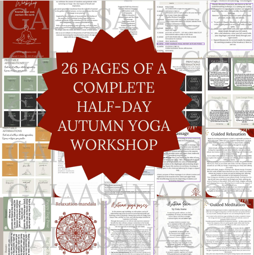 Autumn yoga workshop digital download – Gaia Asana