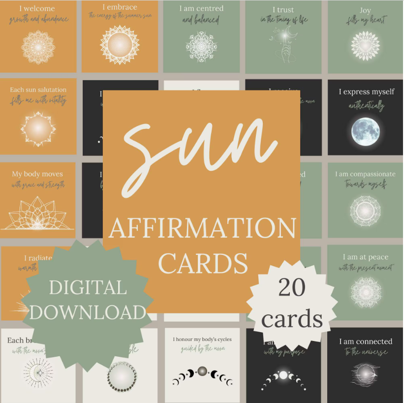 Seasonal affirmations digital download – Gaia Asana