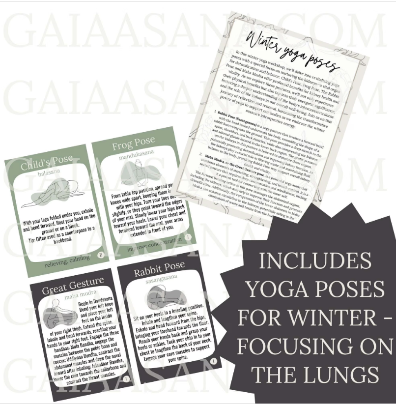 Winter yoga workshop digital download – Gaia Asana